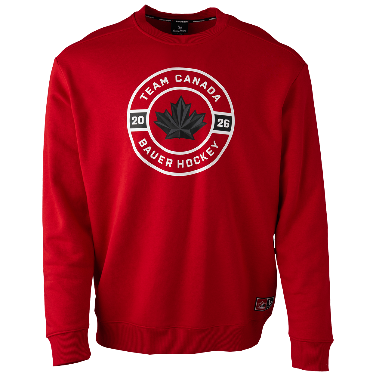 Hockey Canada Crew Neck Fleece Circle 2025/2026 Team Canada – GameOn!Ottawa