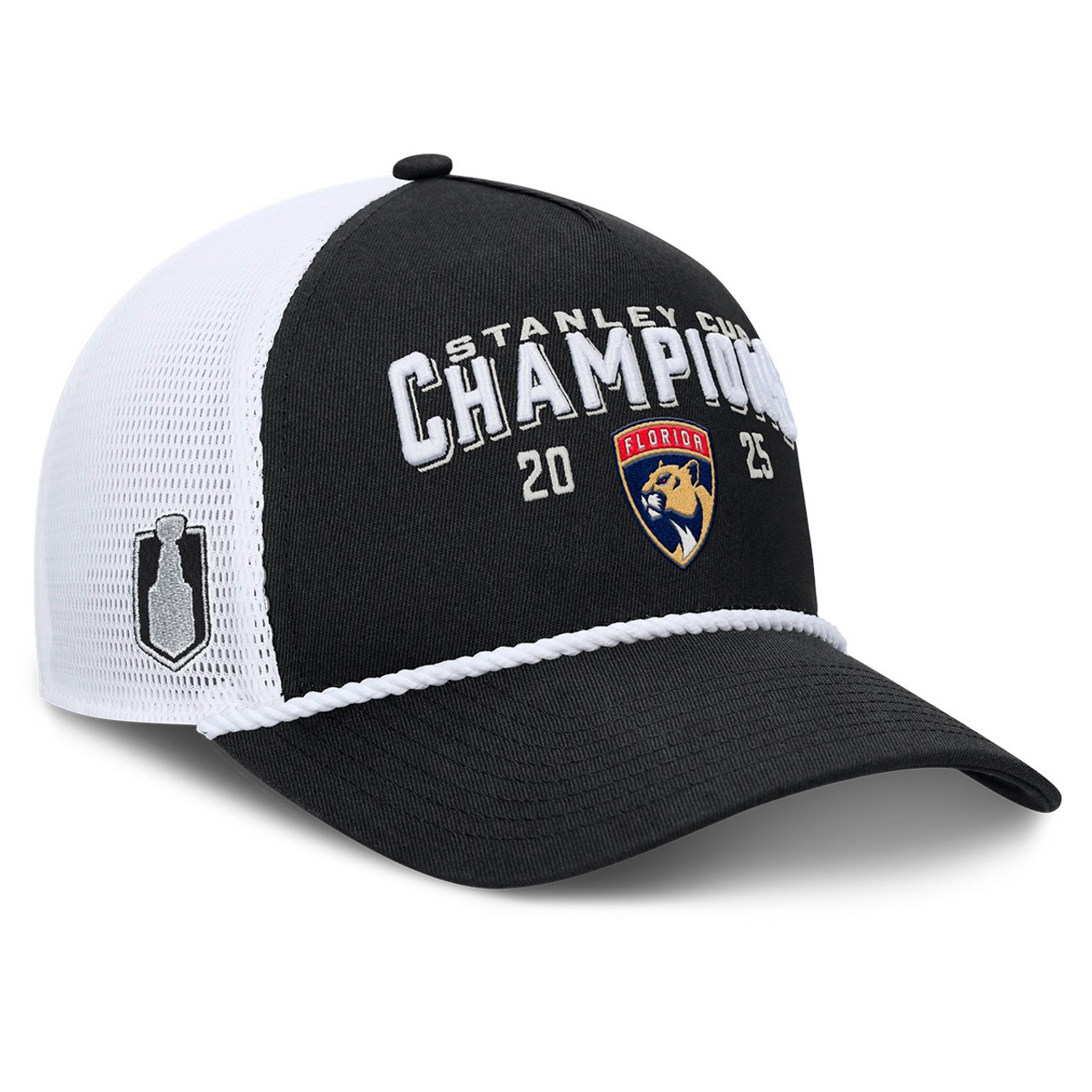NHL Hat Stanley Cup Champions Rope Event Adjustable Trucker 2025 Panth ...